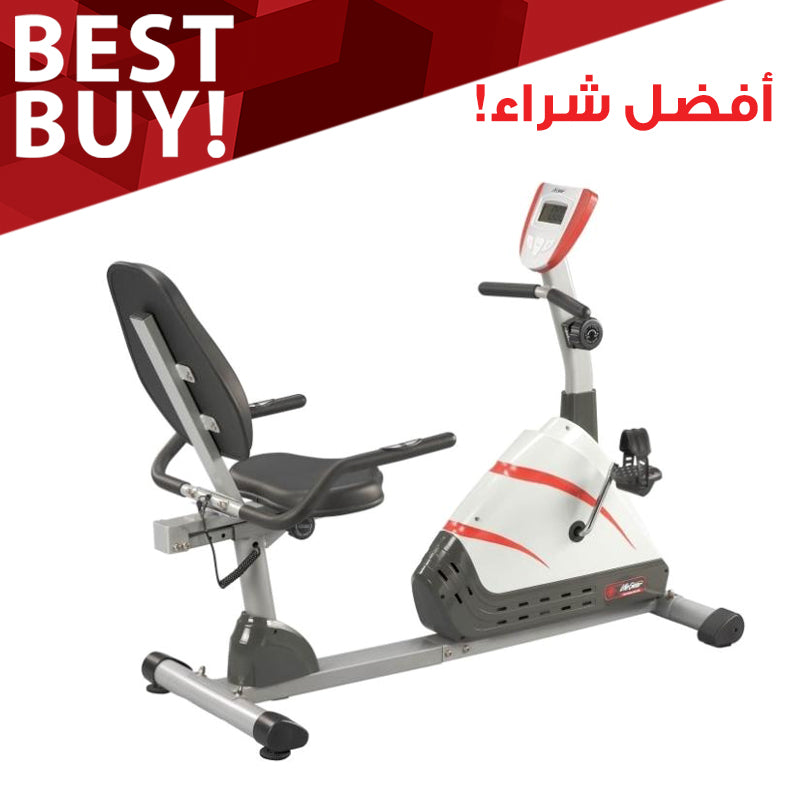 LIFE GEAR MAGNETIC RECUMBENT BIKE 26390 – Al Nasser