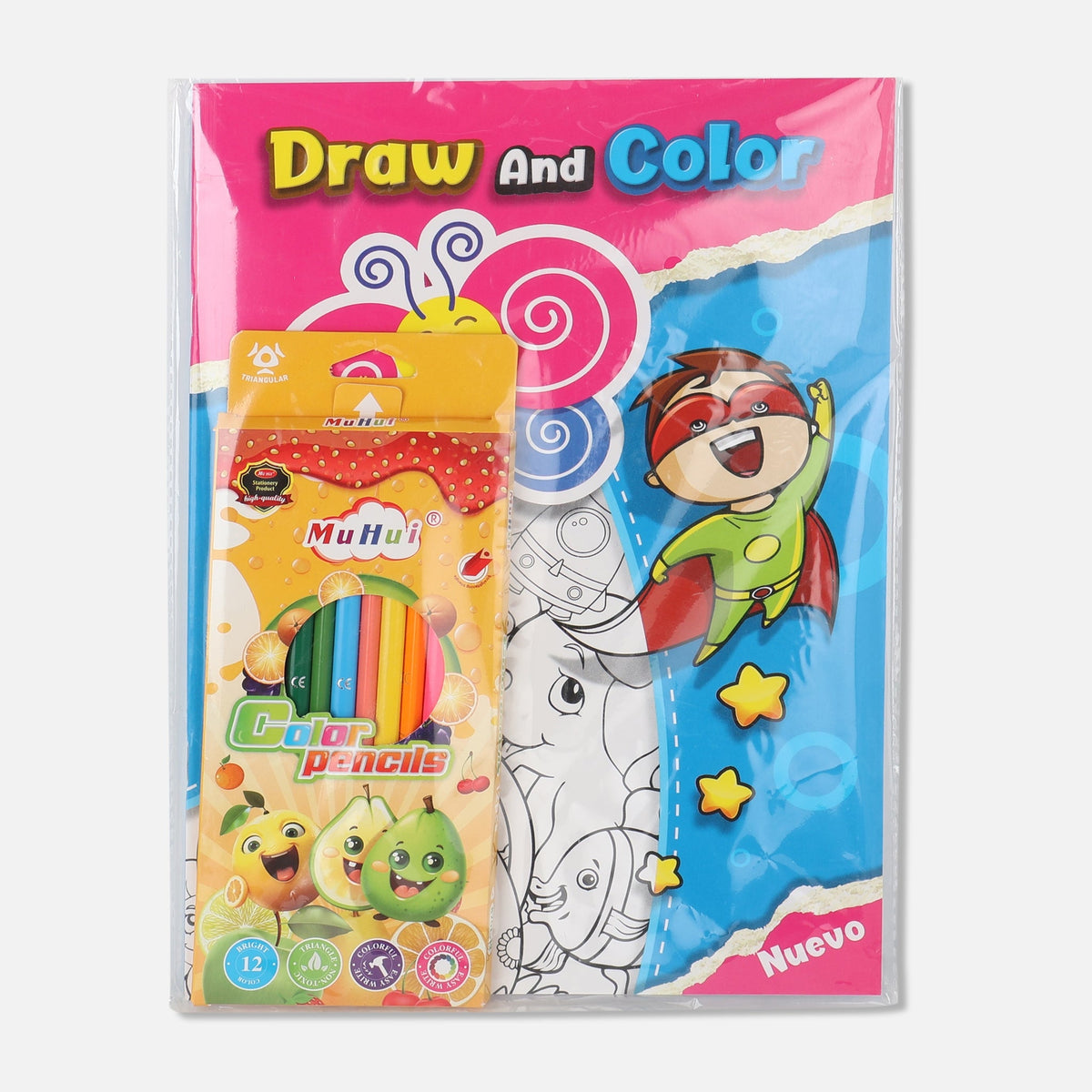 COLOUR PENCIL & BOOK SET – Al Nasser