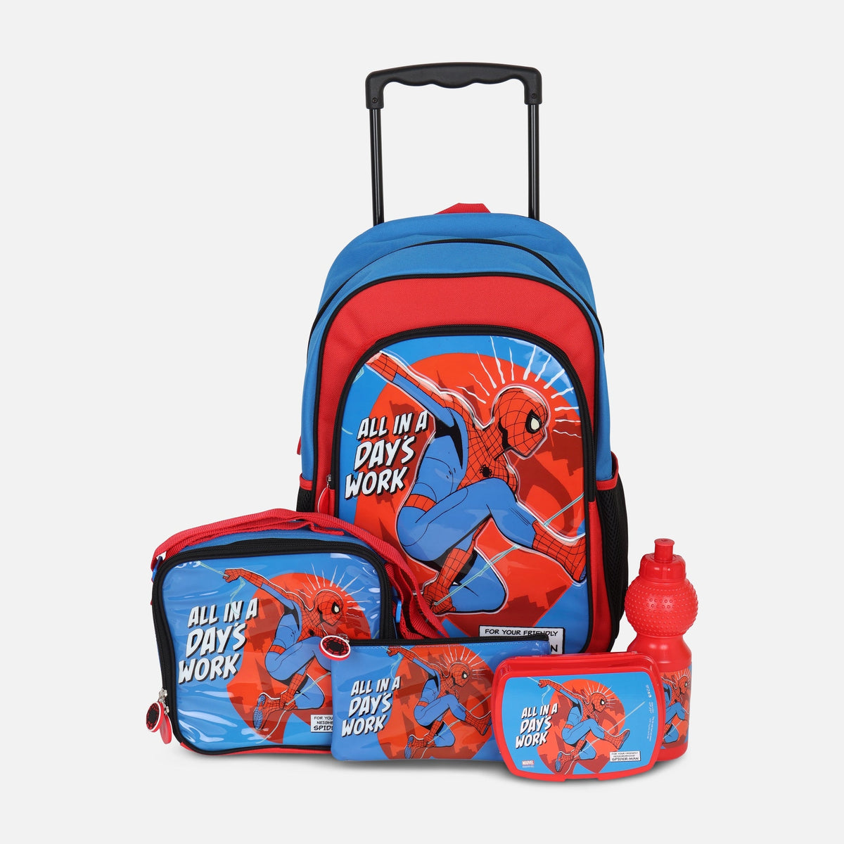 TROLLEY SCHOOL BAG 5IN1 (18 INCH) – Al Nasser