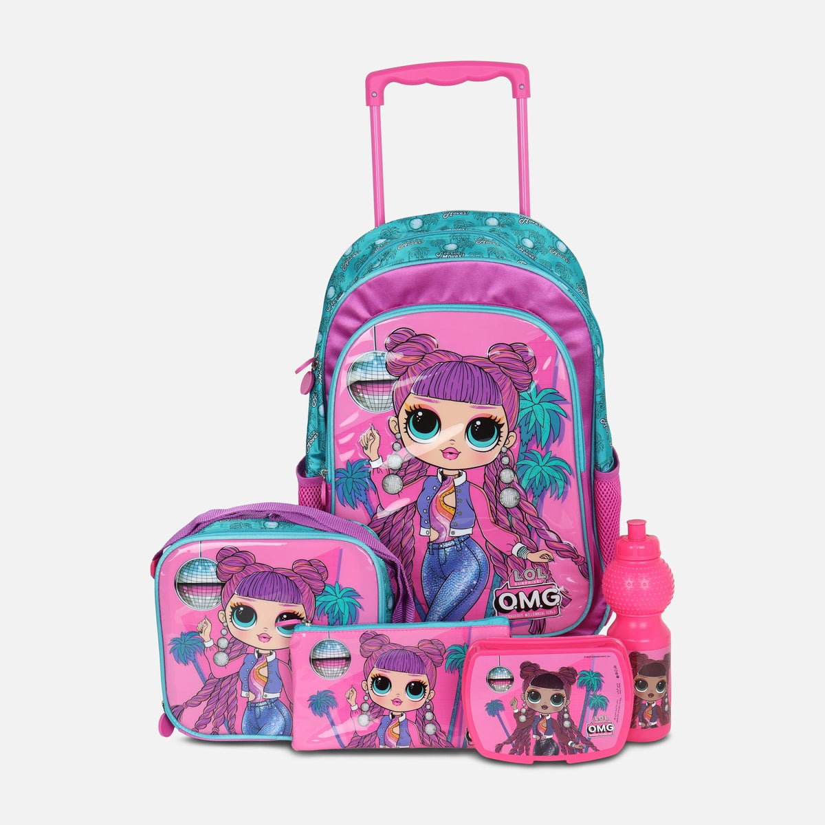 TROLLEY SCHOOL BAG 5IN1 (18 INCH) – Al Nasser