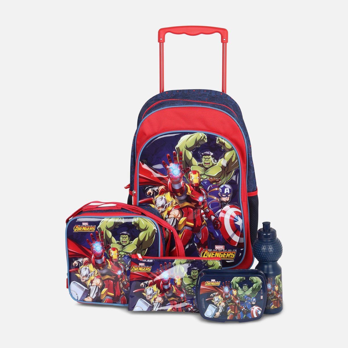 TROLLEY SCHOOL BAG 5IN1 (18 INCH) – Al Nasser