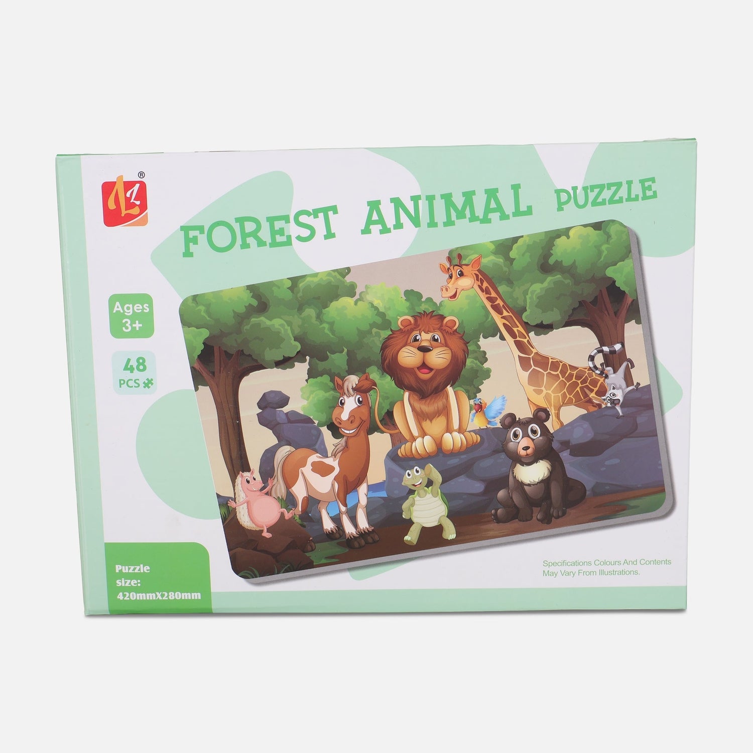 FOREST ANIMALS PUZZLE 48 PIECES – Al Nasser