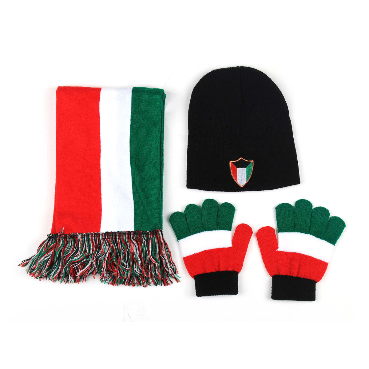 إن طقم هلا سكارف وكاب وقفازات للأولاد مقاس حر CJ-20005 – Al Nasser
